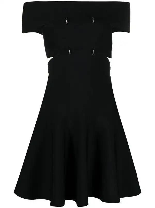 Alexander Mcqueen Dresses Black Editorialist