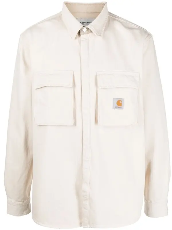 Carhartt Work In Progress Logo-patch Shirt