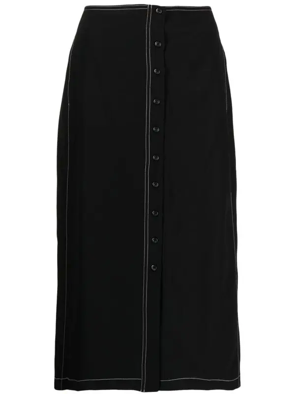 LOW CLASSIC High-waist Midi Skirt