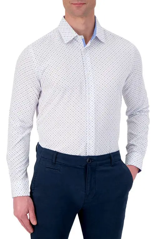 REPORT COLLECTION 4x Stretch Slim Fit Neat Dress Shirt