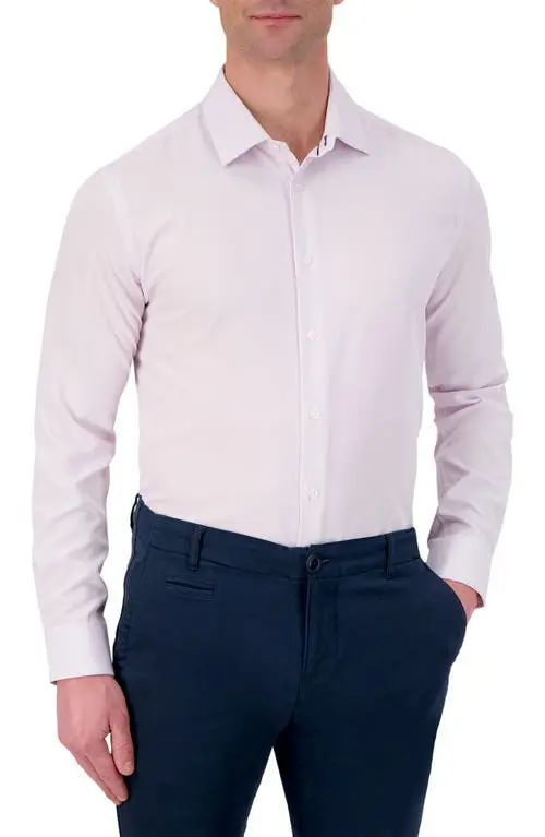 REPORT COLLECTION 4x Stretch Slim Fit Microdot Dress Shirt