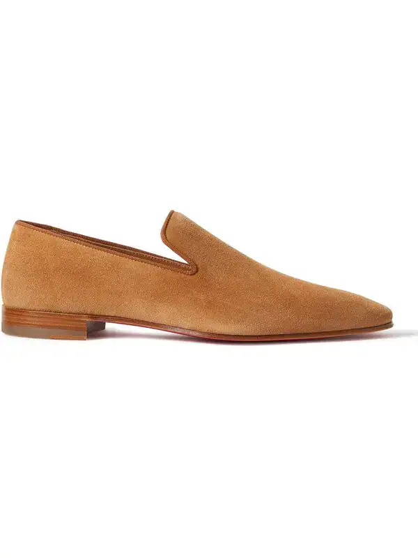 christian louboutin dandelion velvet flats