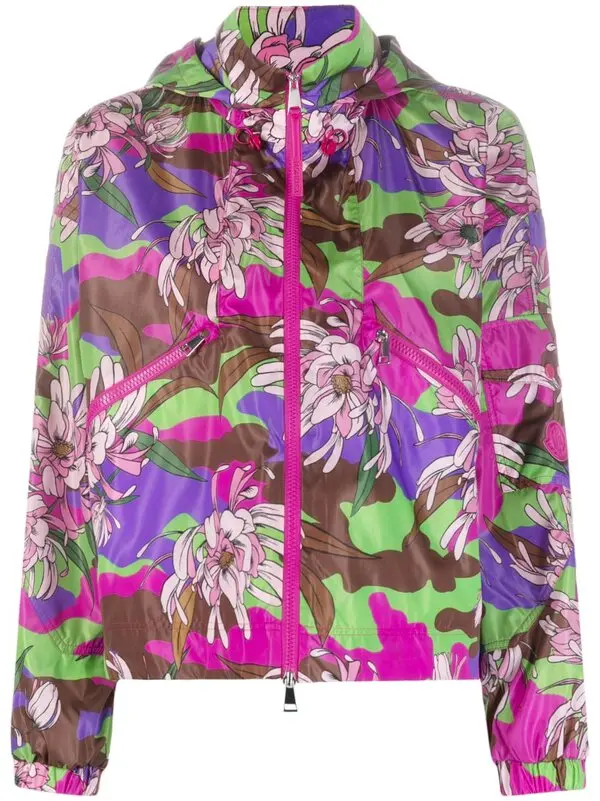 Moncler Severau Floral-print Jacket