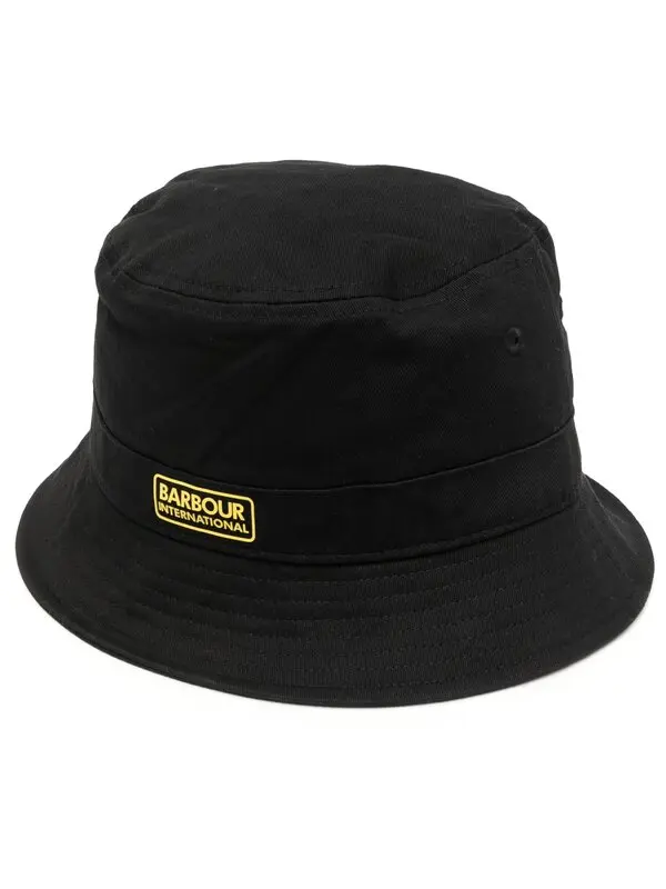 Barbour Logo-patch Cotton Bucket Hat