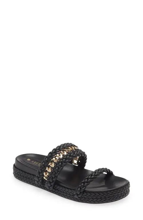 CECELIA NEW YORK Penny Braided Slide Sandal