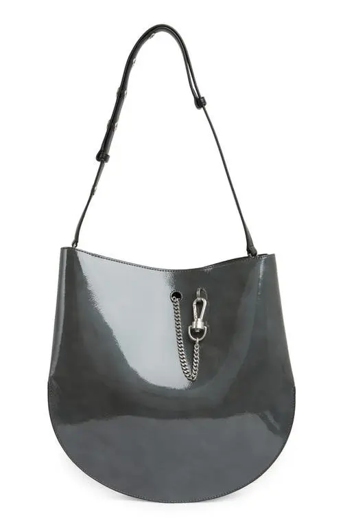 All Saints Beaumont Hobo Bag - Ash Grey | Editorialist