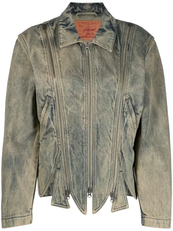 Y/project Detachable-sleeve Denim Jacket