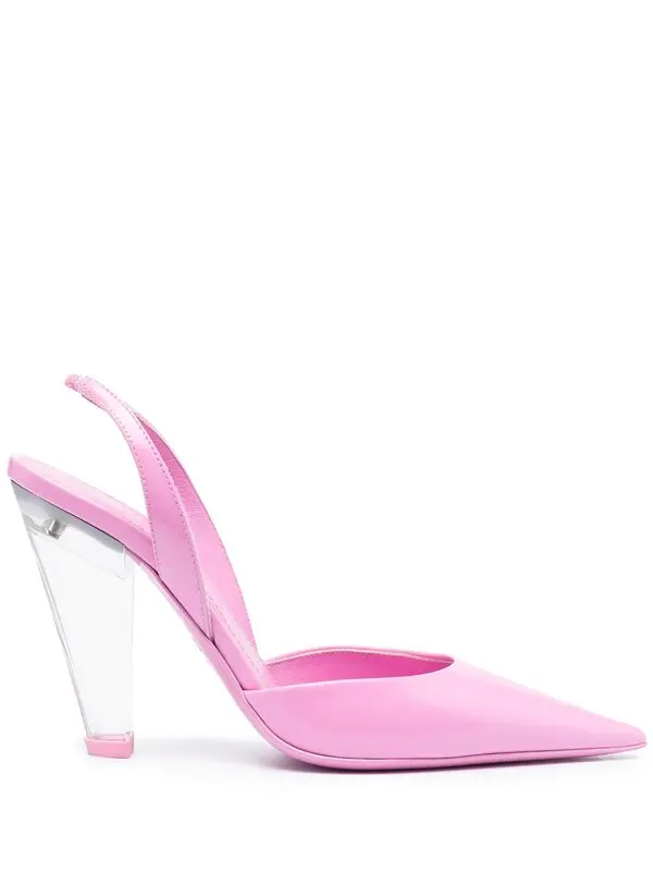 3JUIN Tapered-heel Slingback Pumps - Pink