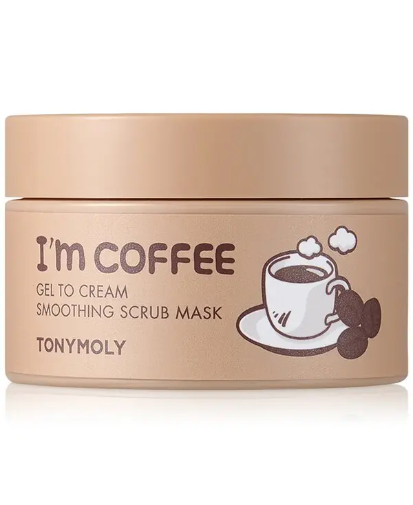 TONYMOLY I'm Coffee Gel To Cream Smoothing Scrub Mask