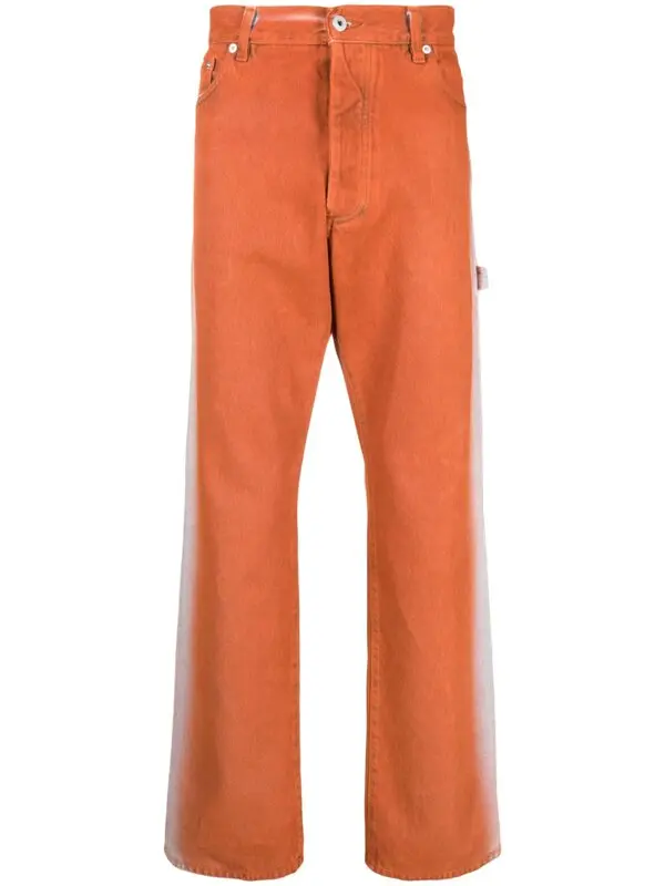 Heron Preston Gradient-effect Straight-leg Jeans