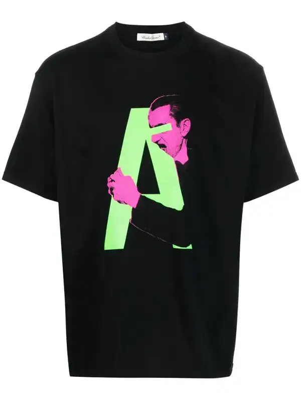 Undercoverism Graphic-Print Cotton T-Shirt In Black - 39% Off