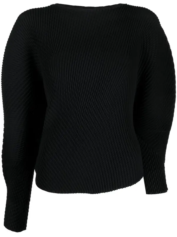 Issey Miyake Asymmetric Recycled Polyester Sweatshirt
