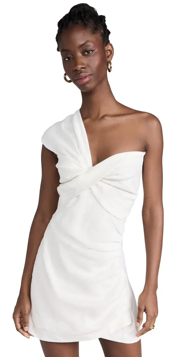 JBQ Solange Linen Romper - Ecru