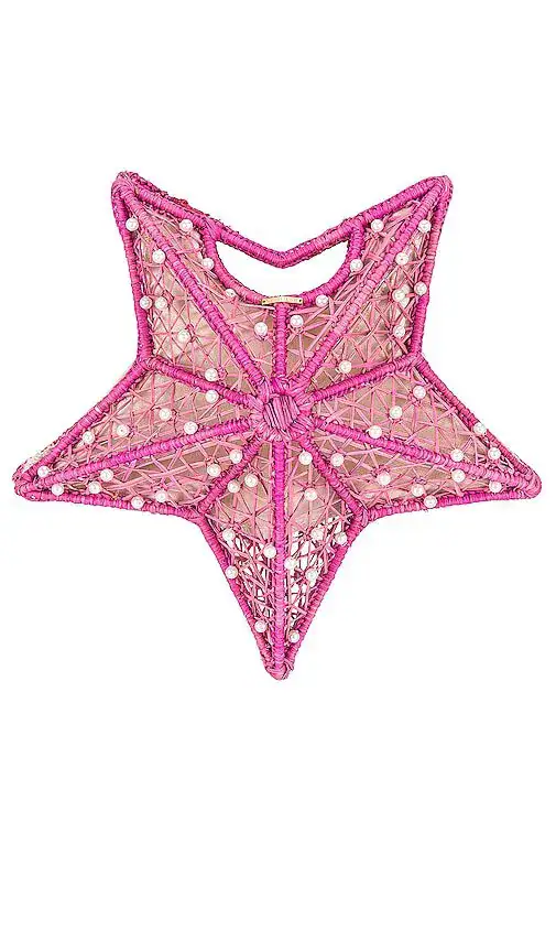 Mercedes Salazar Mini Maku Star Handbag - Pink | Editorialist