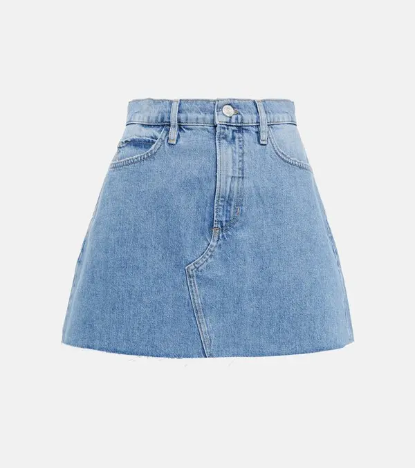 FRAME Le High 'n' Tight Denim Mini Skirt