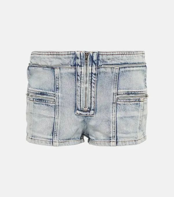 Isabel Marant Lary Denim Shorts - Blue