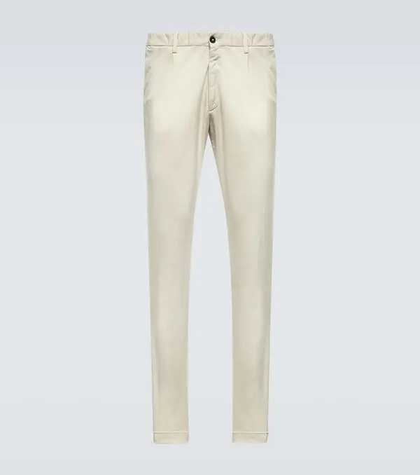 Thom Sweeney Cotton-blend Trousers