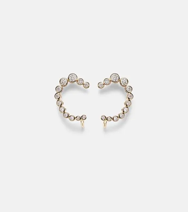 Ondyn Polaris 14kt Yellow Diamond Stud Earrings