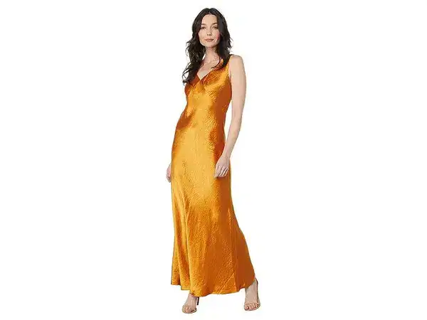 vince orange slip dress Vince Womens Slip Dress,Burnt Orange,Small at Amazon Women's Clothing store