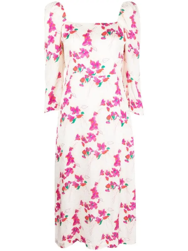 Ba&sh Floral-print Midi Dress