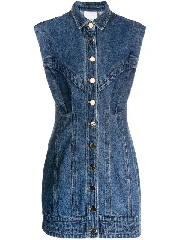 new spring women denim dress Into COMFORTABLE FIT Denim shirt dress GUESS Size:4-5 years subclass-Knee-Length