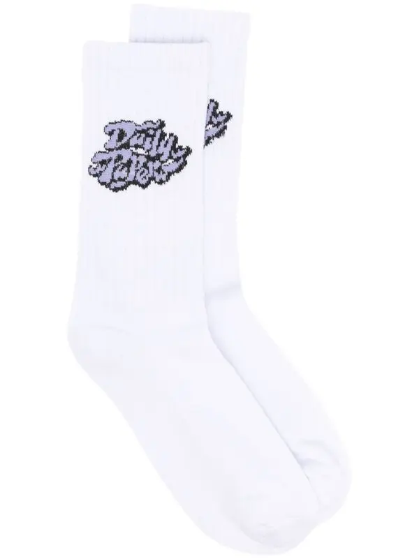 DAILY PAPER Logo-detail Cotton Socks