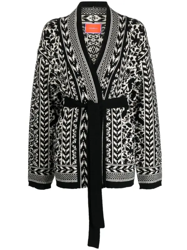 La DoubleJ Belted Wool Cardigan