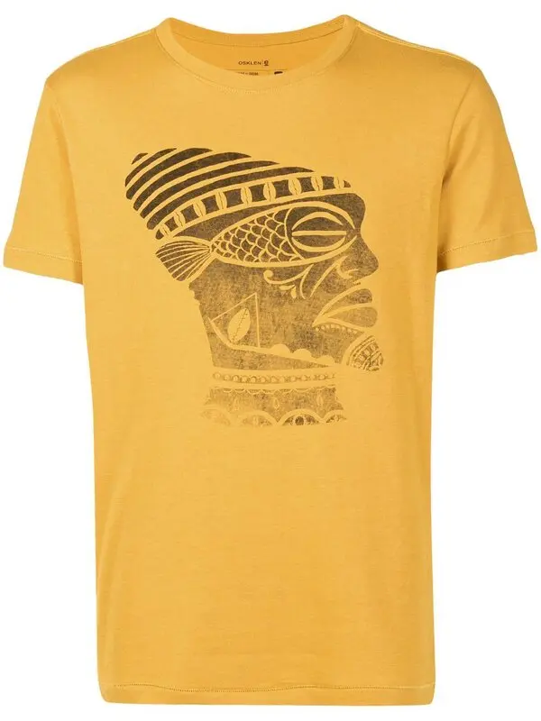 OSKLEN Graphic-print Cotton-hemp T-shirt