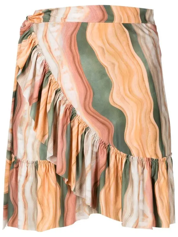 LYGIA & NANNY Laurita Mini Skirt - Brown
