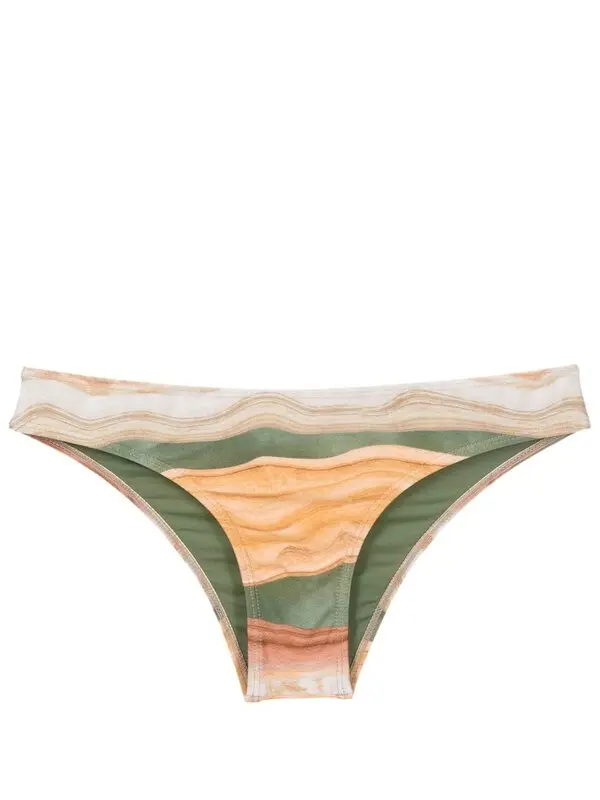 LYGIA & NANNY Waikiki Wave Bikini Bottom - Yellow