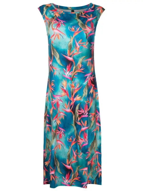 LYGIA & NANNY Printed A-line Dress - Blue