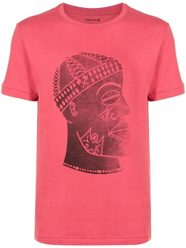 OSKLEN Graphic-print Cotton-hemp T-shirt