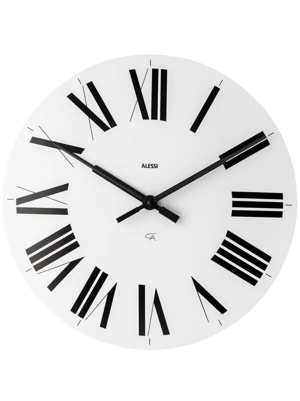 ALESSI Roman-numeral Clock