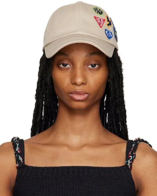 Buy ADER ERROR Patch Cap - Beige At 59% Off | Editorialist