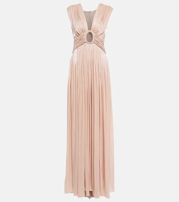 Costarellos Draped Gown