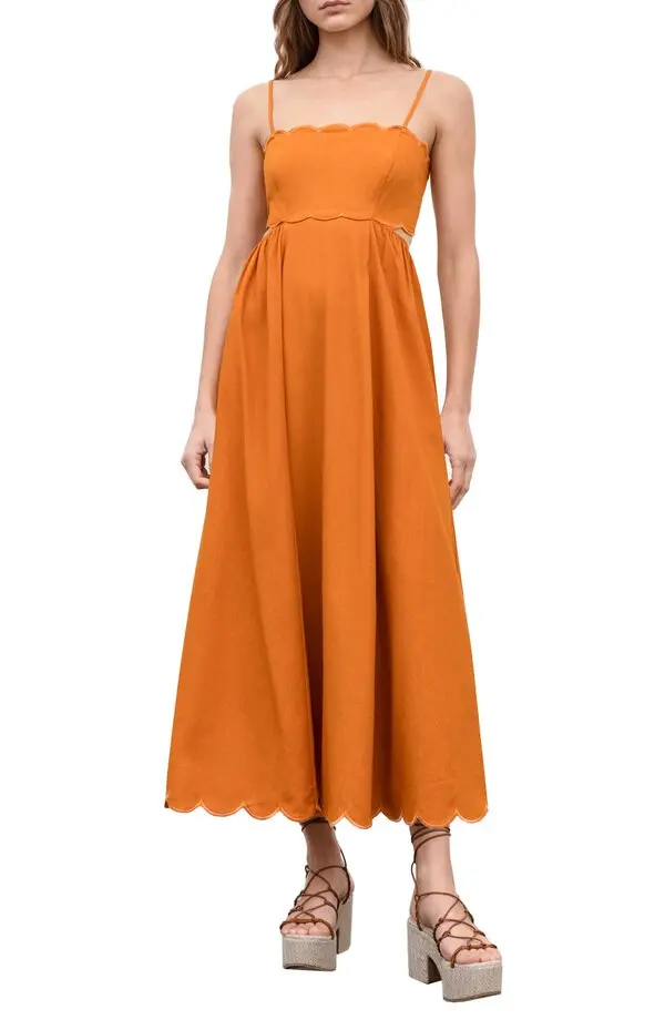next white linen dress Tailored White Linen Shift Dress main image 1