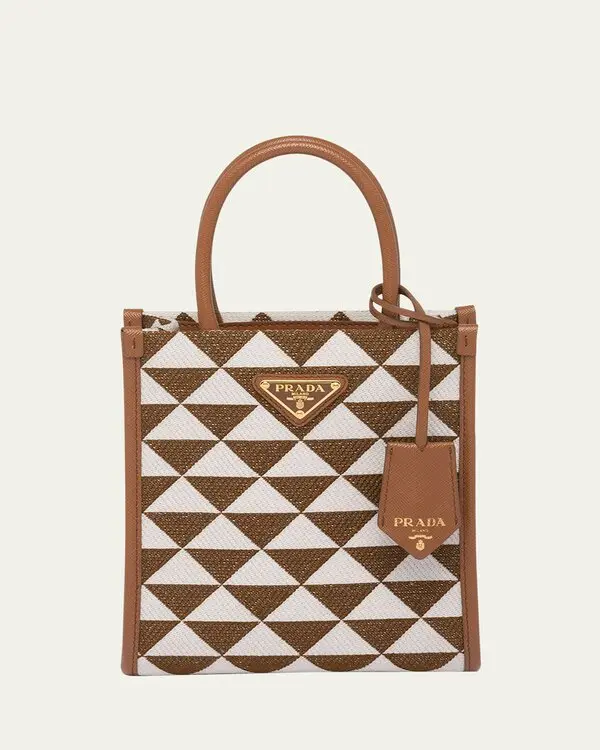Prada Symbole Mini Box Tote Bag