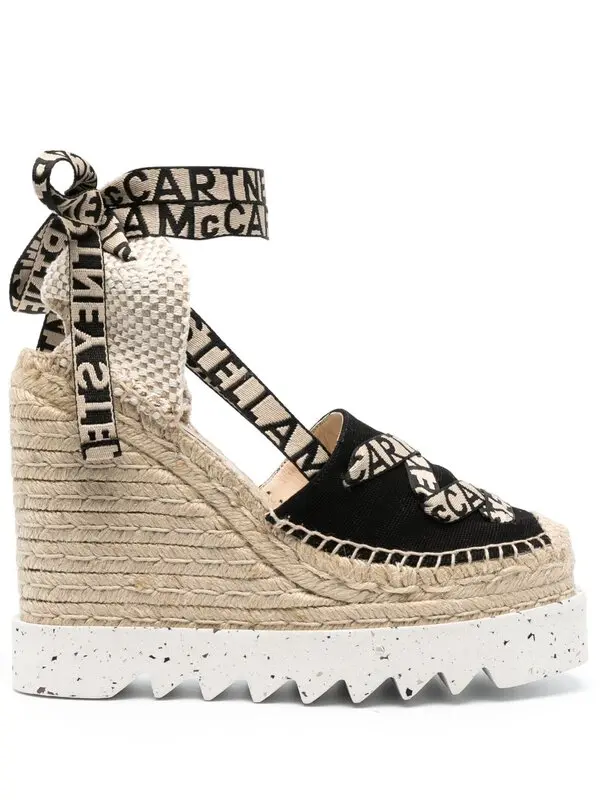 Stella McCartney 140mm Gaia Espadrilles - Black
