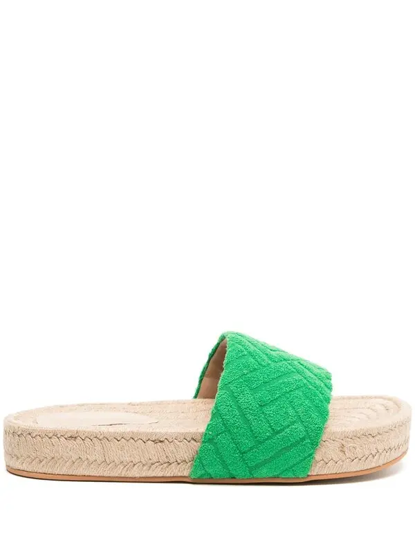 Senso Isobel Open-toe Espadrilles - Green