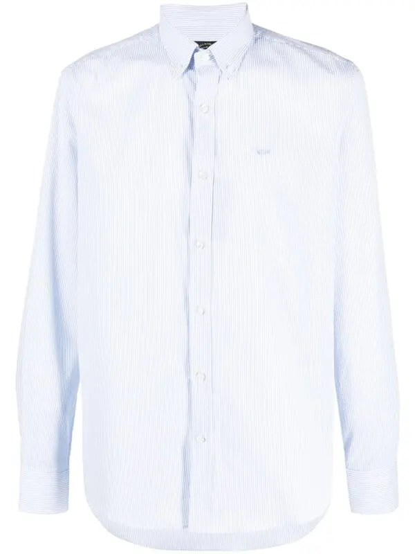 Paul & Shark Stripe-pattern Cotton Shirt