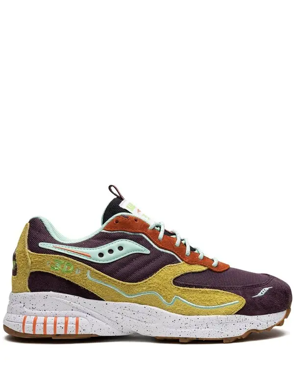 Saucony 3d Grid Hurricane Sneakers - Brown