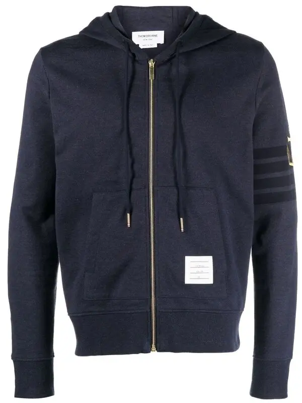Thom Browne Anchor Zip-up Hoodie