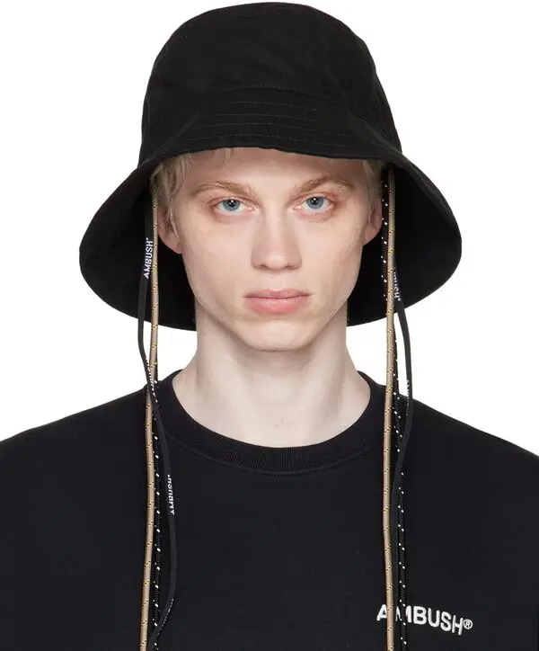 AMBUSH バケットハット AMBUSH 23ss バケットハット サイズ L XL BLACK