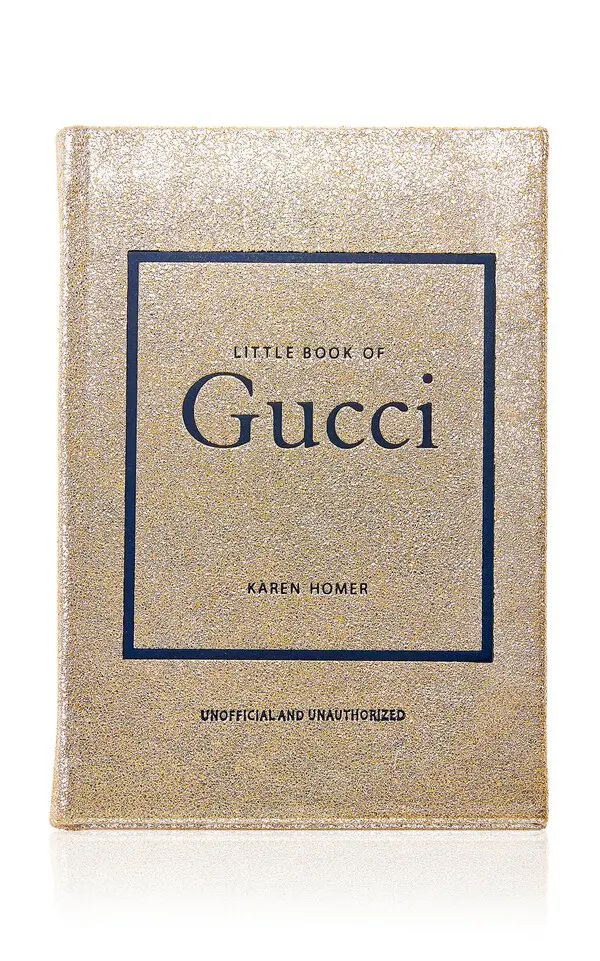 GRAPHIC IMAGE Little Book Of Gucci Leather Hardcover Book - Gold