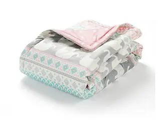 LUSH DECOR Elephant Reversible Blanket