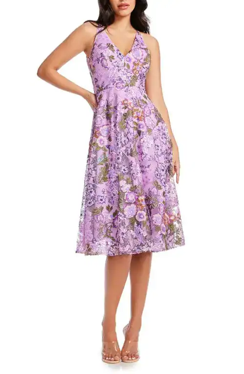sachin and babi light blue dress Whisper Embroidered Dress & Embroidered Floral Dresses XL