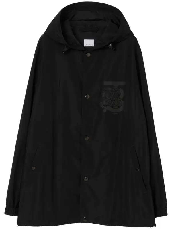Burberry Logo-print Hooded Jacket