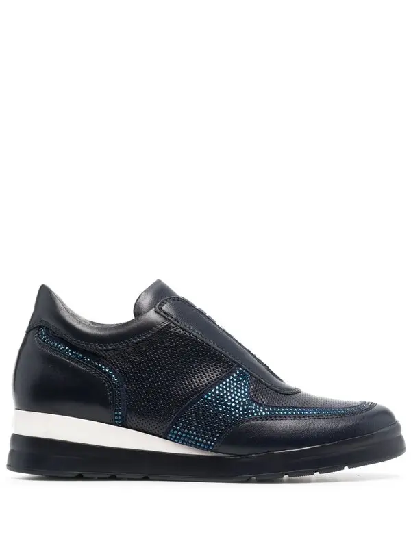 BALDININI Crystal-embellished Low-top Sneakers