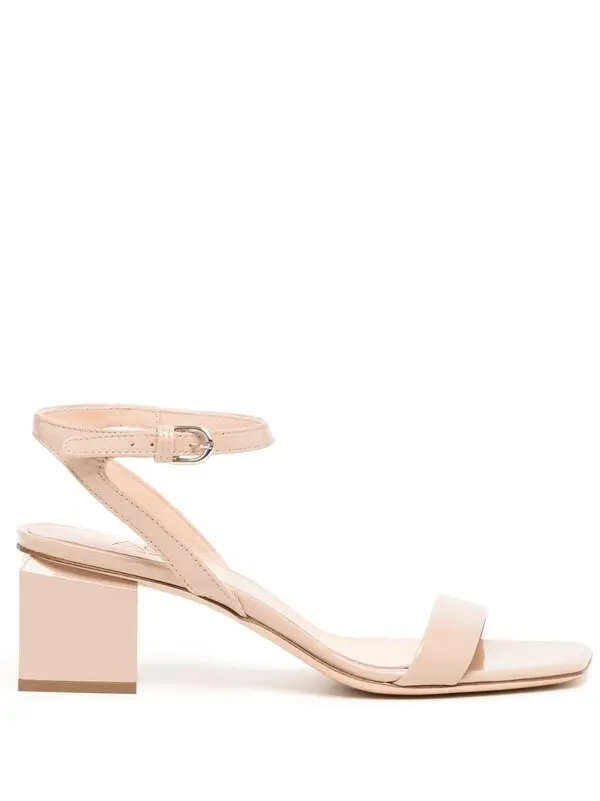 Agl Angie 60mm Leather Sandals - Neutrals