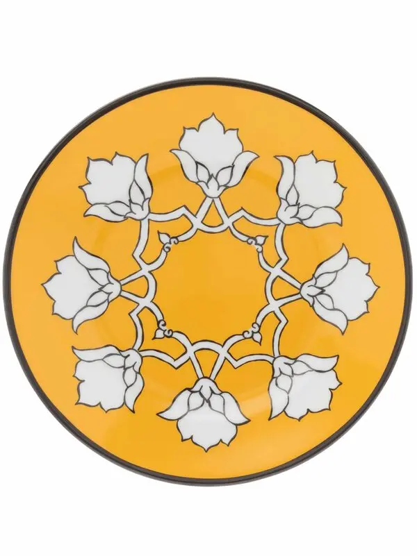 PINTO PARIS Jaipur Porcelain Bread Plate - Yellow
